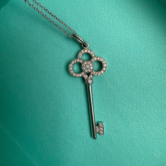 Tiffany & Co. | Jewelry | Tiffany Keys Mini Crown Key Pendant In 8k ...